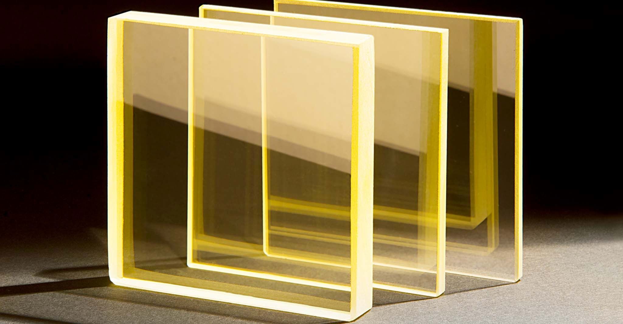 การวินิจฉัยที่แม่นยํา X-Ray-Screening-Glass with Smooth Edge แบบโปร่งใส